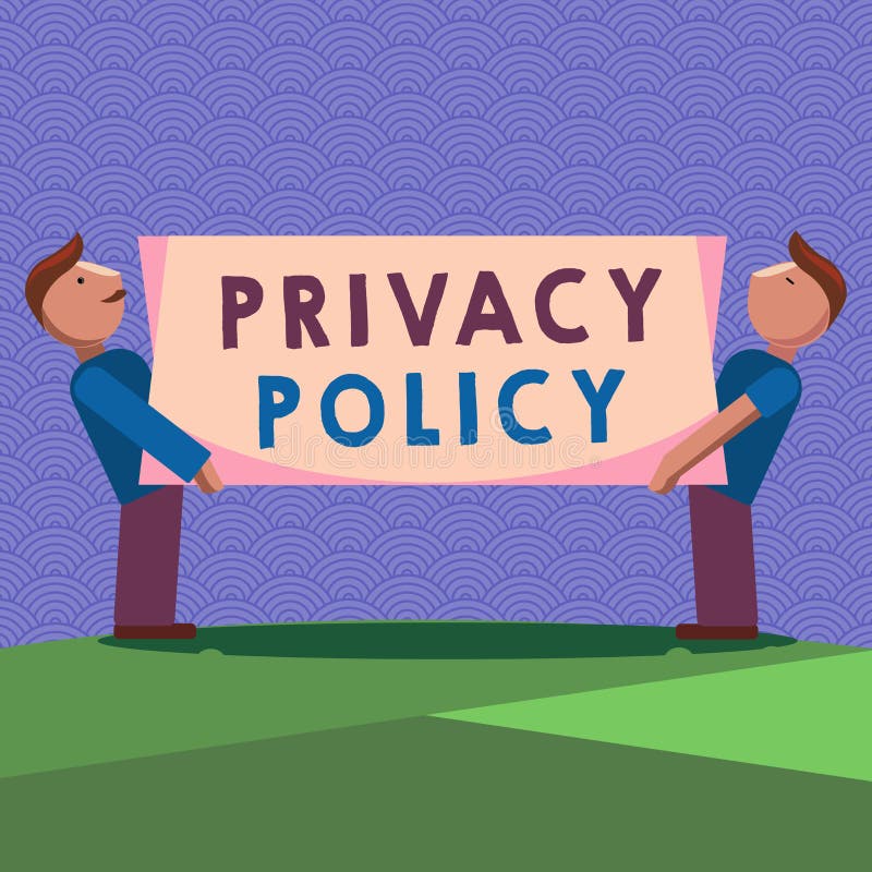 Handwriting Text Writing Privacy Policy. Concept Meaning Document that ...