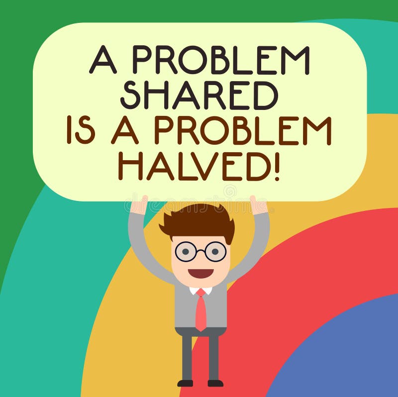 Problem shared stock illustration. Illustration of flash - 159834907