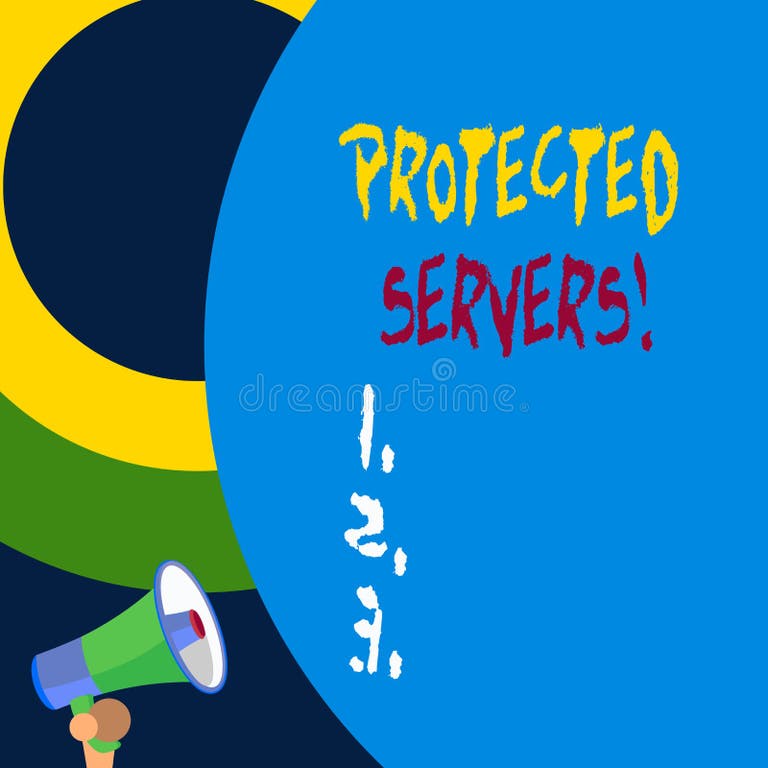 Handwriting Text Writing Protected Servers. Concept Meaning Technology ...