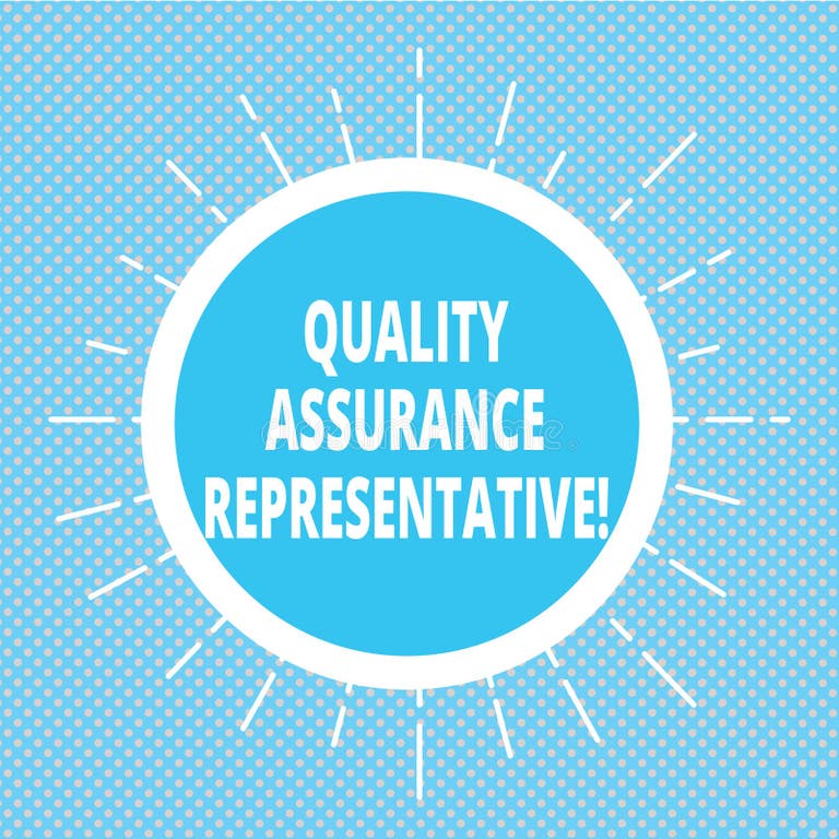 Handwriting Text Writing Quality Assurance Representative. Concept ...