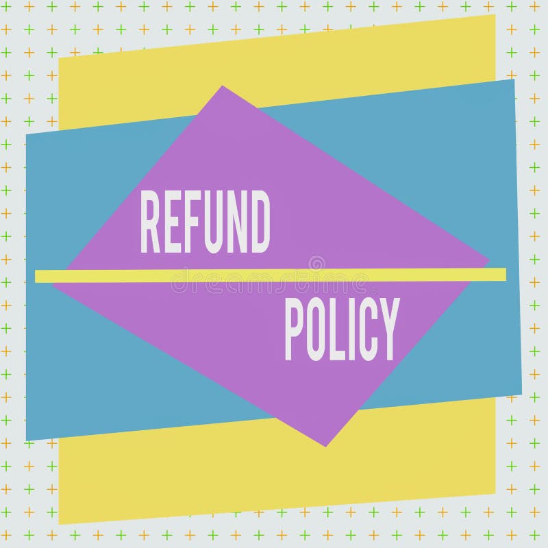Handwriting Text Writing Refund Policy. Concept Meaning Refund or ...