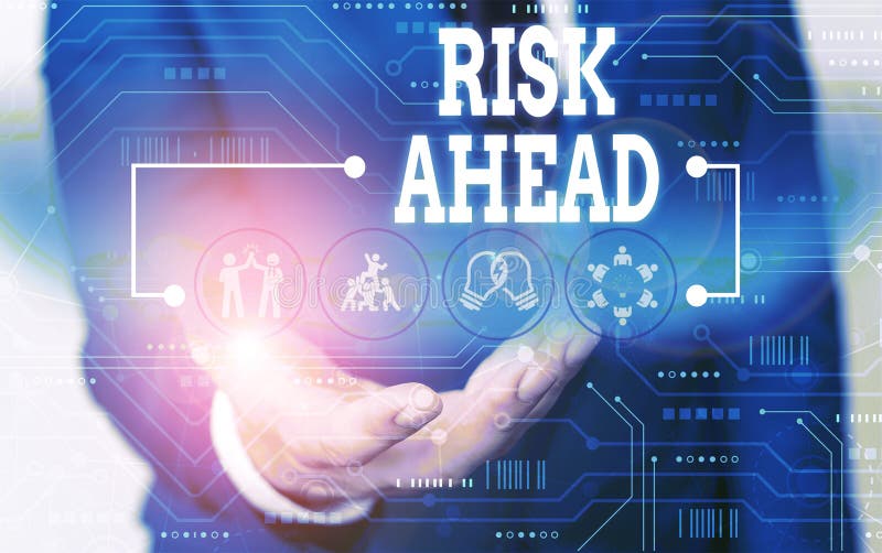 Handwriting Text Writing Risk Ahead. Concept Meaning a Probability or ... Handwriting Text Writing Risk Ahead. Concept Meaning a Probability or ...