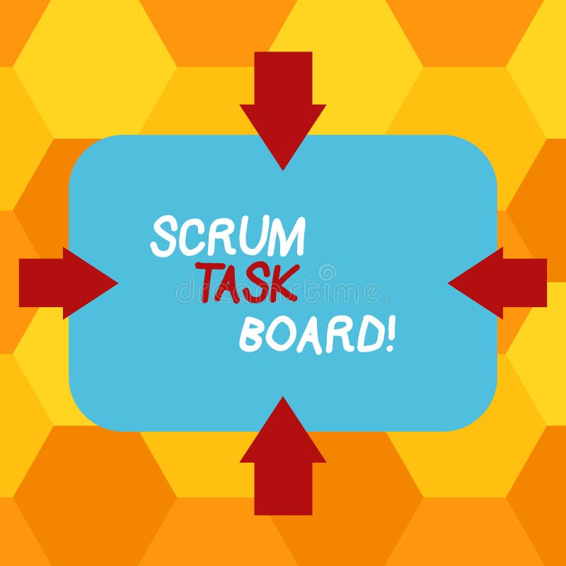 Handwriting Text Writing Scrum Task Board. Concept Meaning Visual ...
