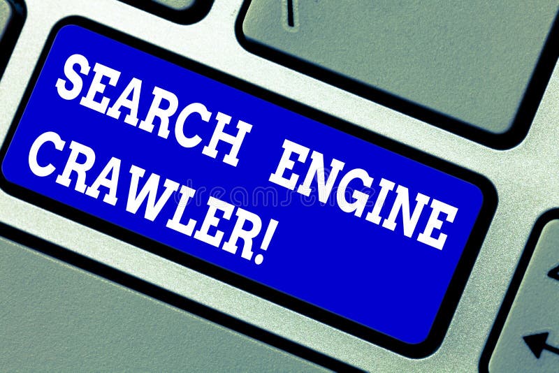 Handwriting Text Writing Search Engine Crawler. Concept Meaning Program ...
