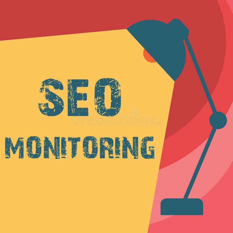 Handwriting Text Writing Seo Monitoring. Concept Meaning Tracking the ...
