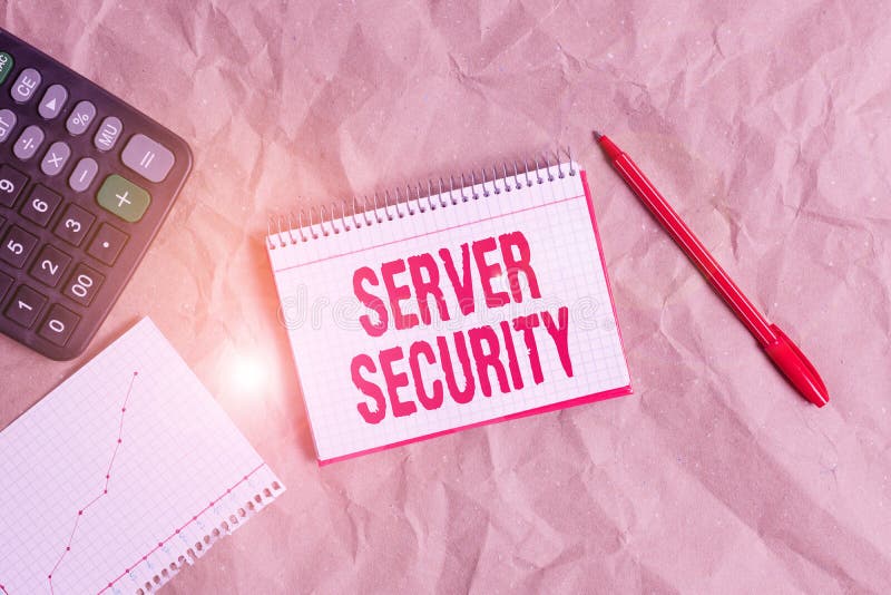 Handwriting Text Writing Server Security. Concept Meaning Web Server ...