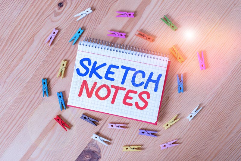 Handwriting Text Writing Sketch Notes. Concept Meaning Visual ...