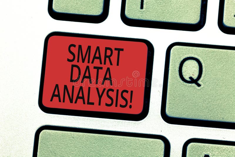 Handwriting Text Writing Smart Data Analysis. Concept Meaning ...