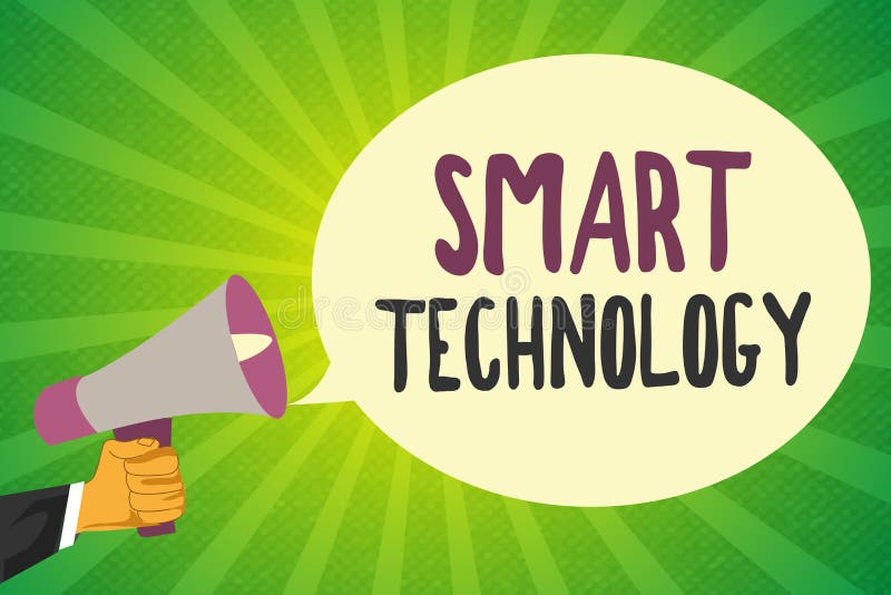 Handwriting Text Writing Smart Technology. Concept Meaning Gadgets or ...