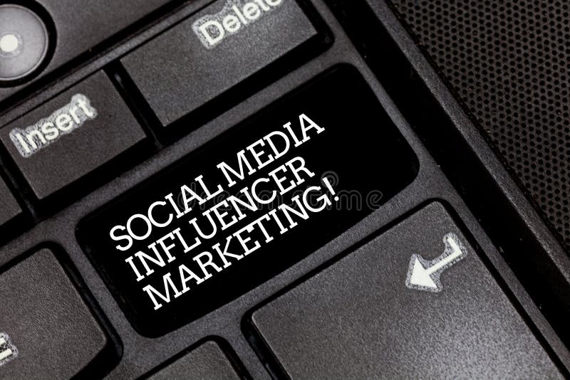 Handwriting Text Writing Social Media Influencer Marketing. Concept ... Handwriting Text Writing Social Media Influencer Marketing. Concept ...