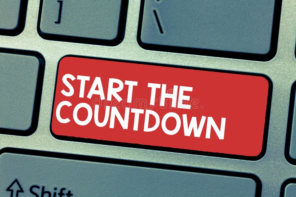 Handwriting Text Writing Start the Countdown. Concept Meaning Sequence ...