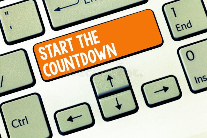Handwriting Text Writing Start the Countdown. Concept Meaning Sequence ... Handwriting Text Writing Start the Countdown. Concept Meaning Sequence ...