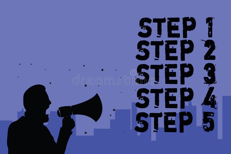 Handwriting Text Writing Step Concept Meaning Steps Levels of a Process ...