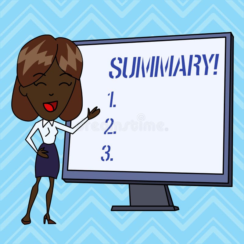 Handwriting Text Writing Summary. Concept Meaning Brief Statement or ...