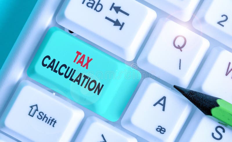Handwriting Text Writing Tax Calculation. Concept Meaning an Assessment ... Handwriting Text Writing Tax Calculation. Concept Meaning an Assessment ...