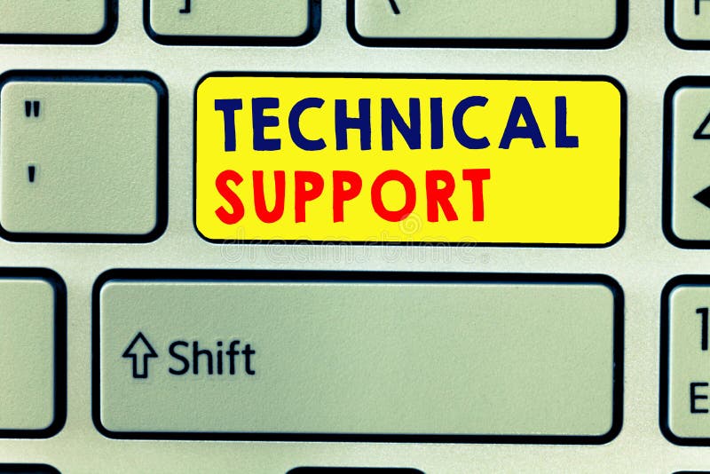 Handwriting Text Writing Technical Support. Concept Meaning Repair and ...