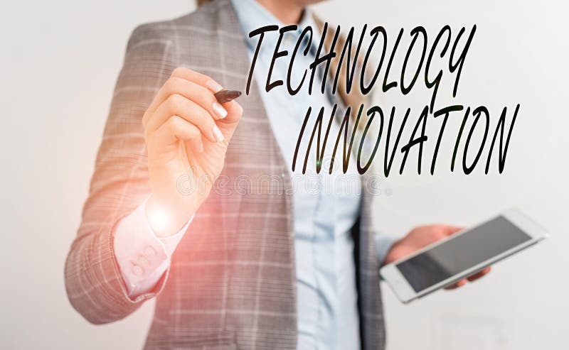 Handwriting Text Writing Technology Innovation. Concept Meaning ...