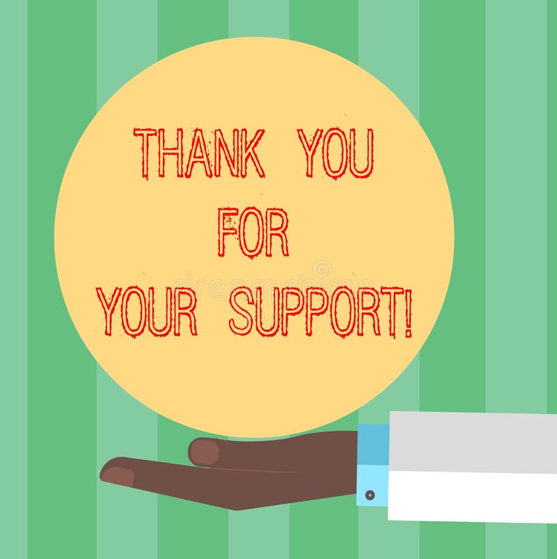 Thank You Your Support Stock Illustrations 251 Thank You Your Support