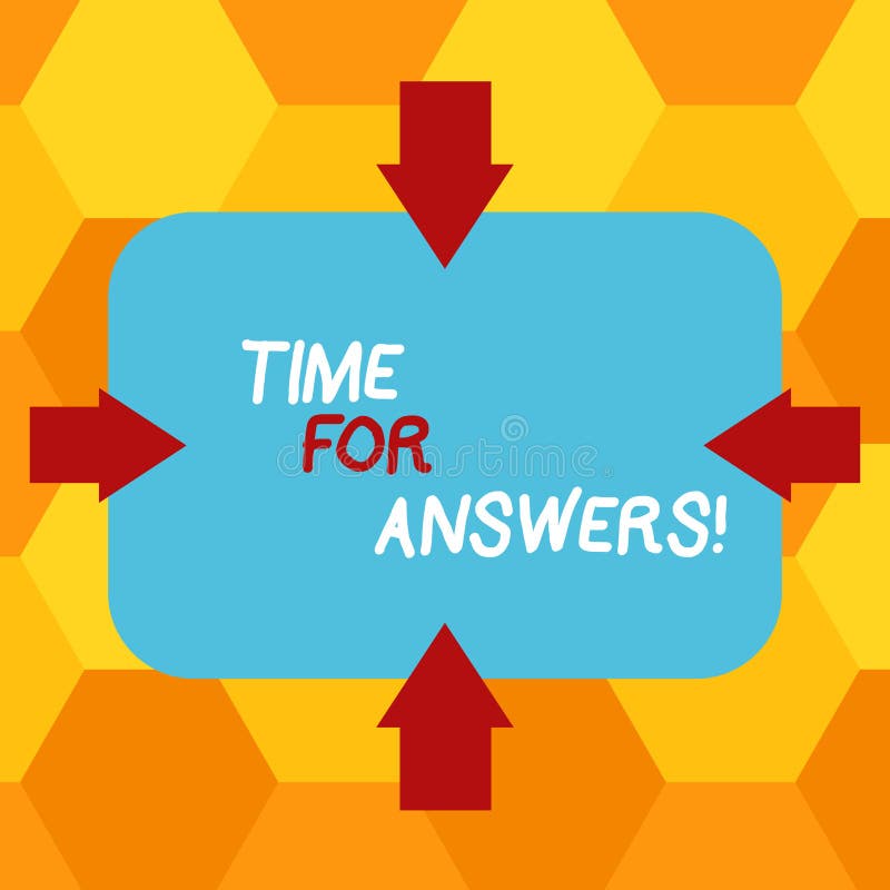 Time for Answers - Clock stock illustration. Illustration of computer ...