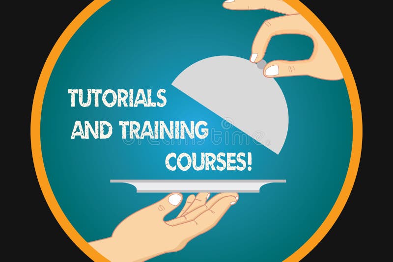 Handwriting Text Writing Tutorials and Training Courses. Concept ...