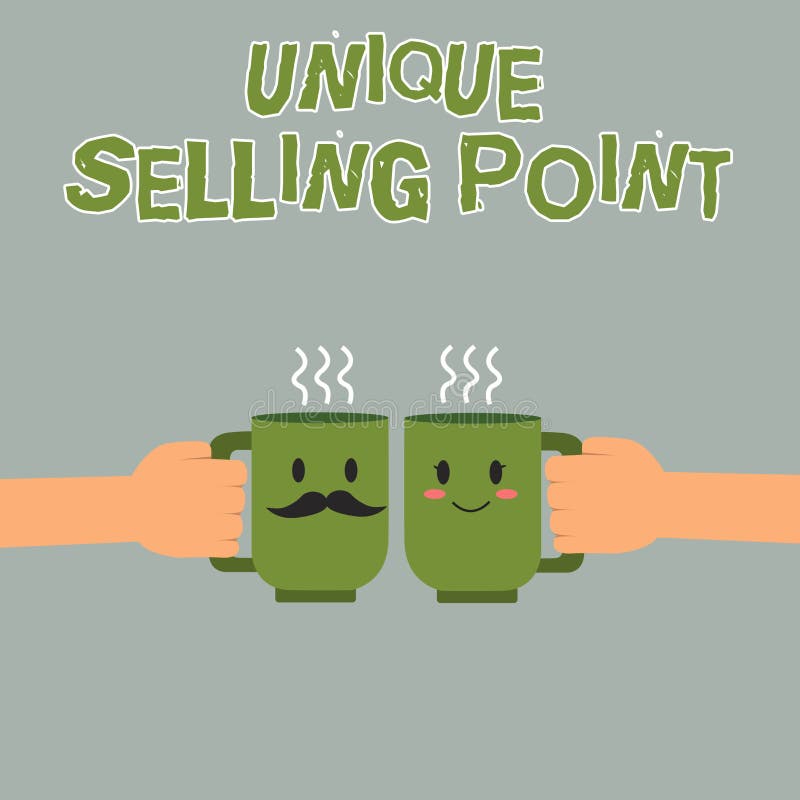 Handwriting Text Writing Unique Selling Point. Concept Meaning ...