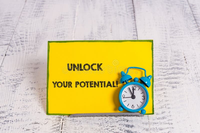 Handwriting Text Writing Unlock Your Potential. Concept Meaning Release ... Handwriting Text Writing Unlock Your Potential. Concept Meaning Release ...