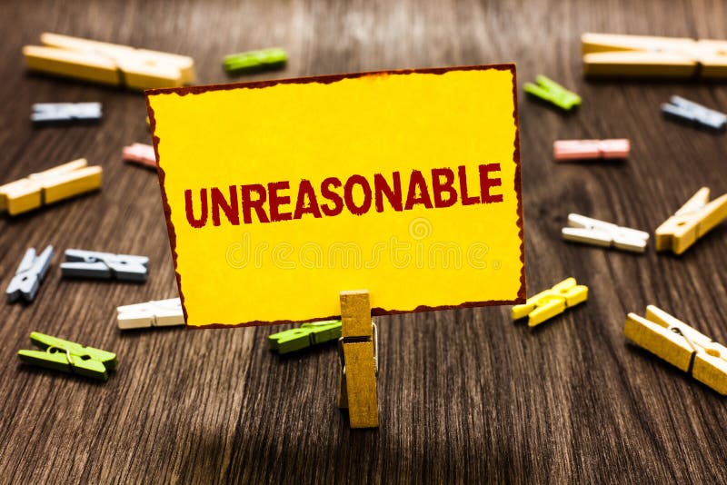 Handwriting Text Writing Unreasonable. Concept Meaning Beyond the ...