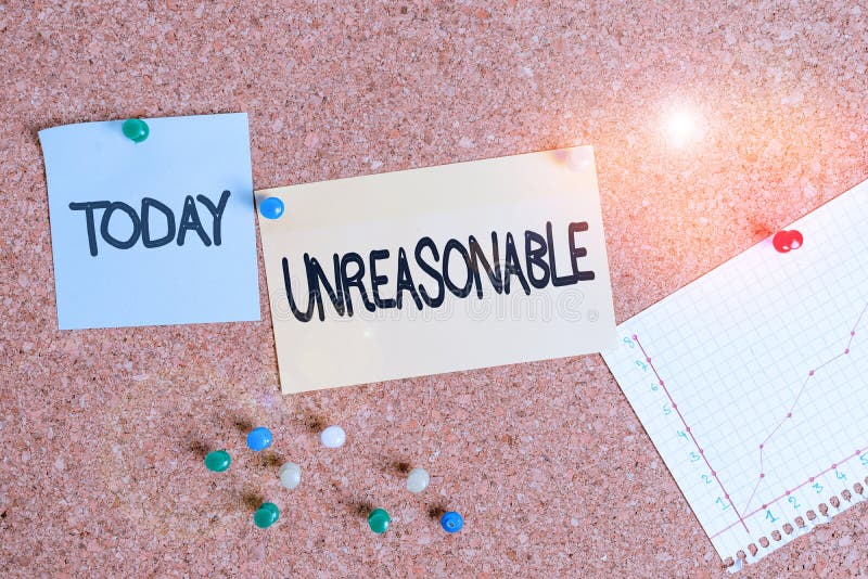 Handwriting Text Writing Unreasonable. Concept Meaning Beyond the ...