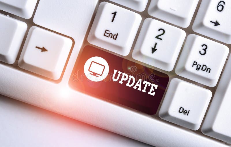 Handwriting Text Writing UPDATE. Concept Meaning Make Something More ...