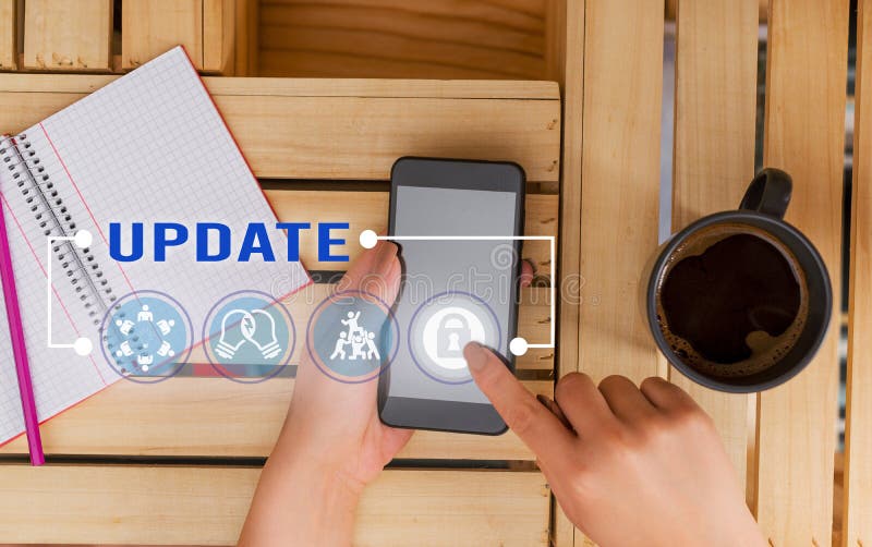 Handwriting Text Writing Update. Concept Meaning by Adding New ...