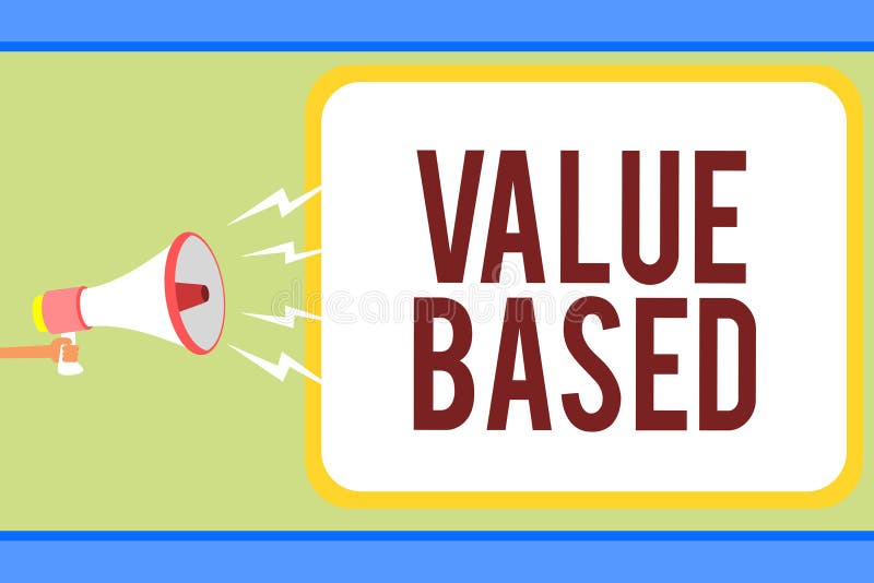 Handwriting Text Writing Value Based. Concept Meaning Considering the ...