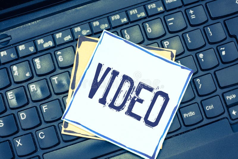 Handwriting Text Writing Video. Concept Meaning Recording Reproducing ...