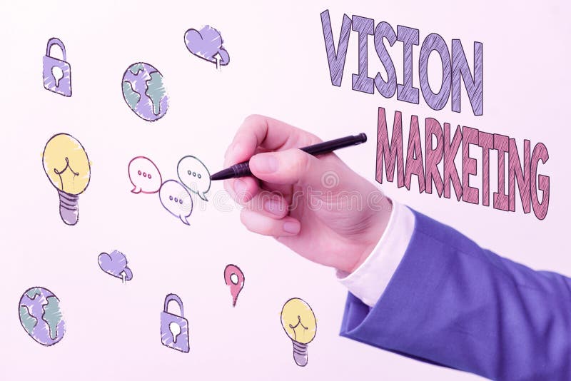 Handwriting Text Writing Vision Marketing. Concept Meaning Outlining ...