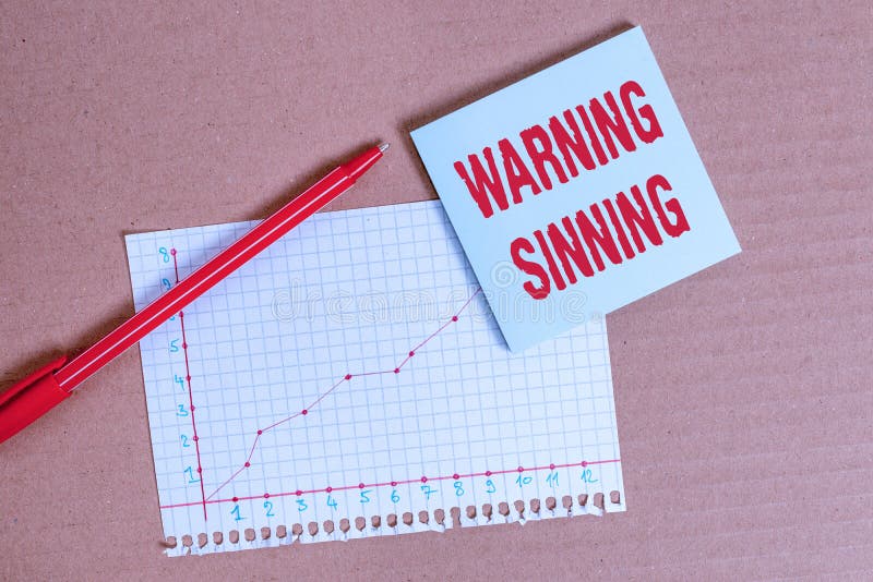Handwriting Text Writing Warning Sinning. Concept Meaning Stop the ... Handwriting Text Writing Warning Sinning. Concept Meaning Stop the ...