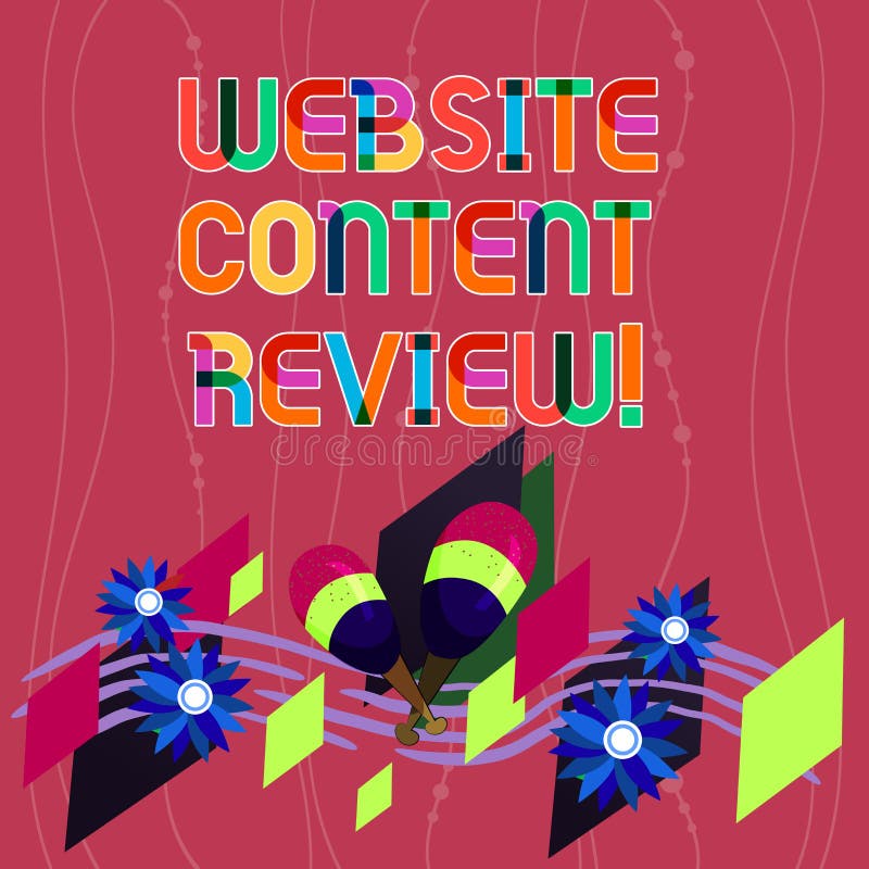 Handwriting Text Writing Website Content Review. Concept Meaning ...