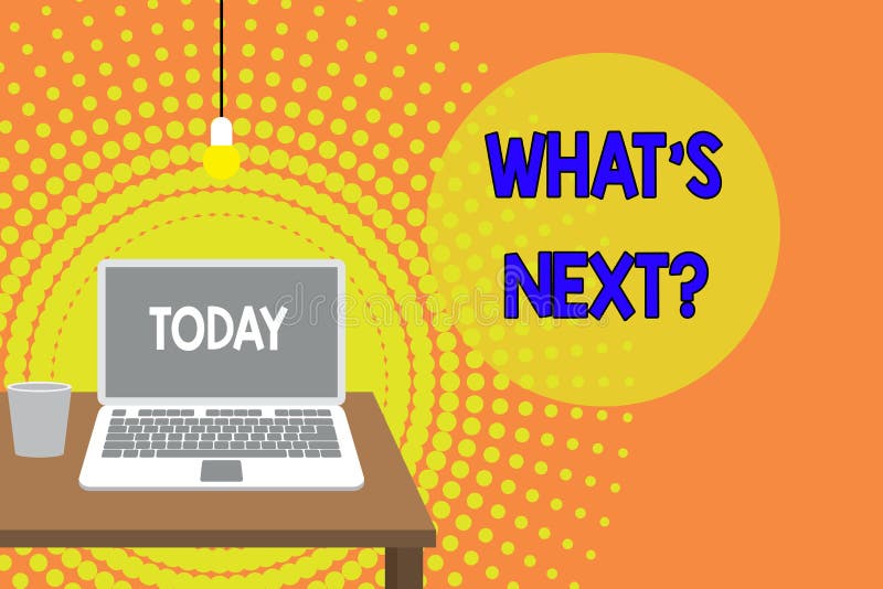 Handwriting Text Writing What S Next Question. Concept Meaning Asking ...