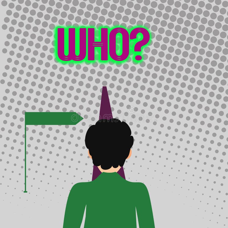 Handwriting Text Writing Whoquestion. Concept Meaning Asking for ...