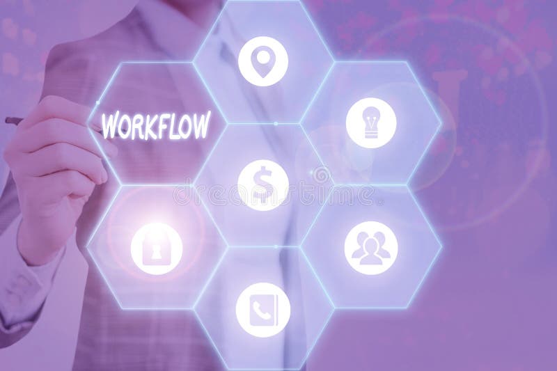 Handwriting Text Writing Workflow. Concept Meaning Series of Activities ...