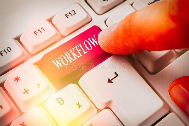 Handwriting Text Writing Workflow. Concept Meaning Series of Activities ...