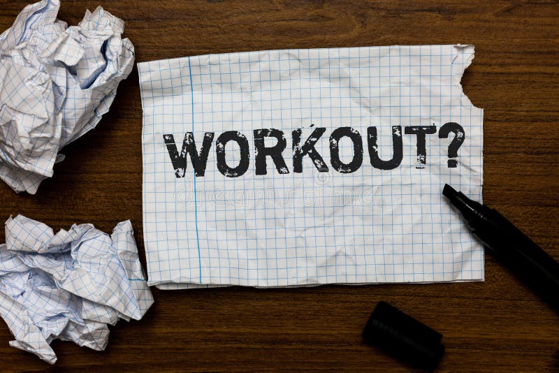 Handwriting Text Writing Workout Question. Concept Meaning Activity for ...