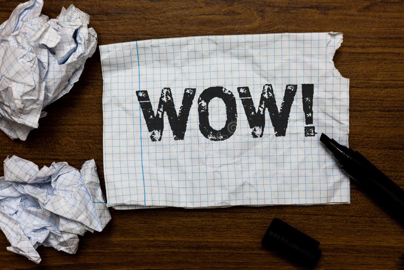 Handwriting Text Writing Wow Motivational Call. Concept Meaning ...