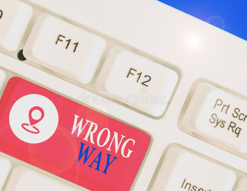 Handwriting Text Writing Wrong Way. Concept Meaning Taking an ...