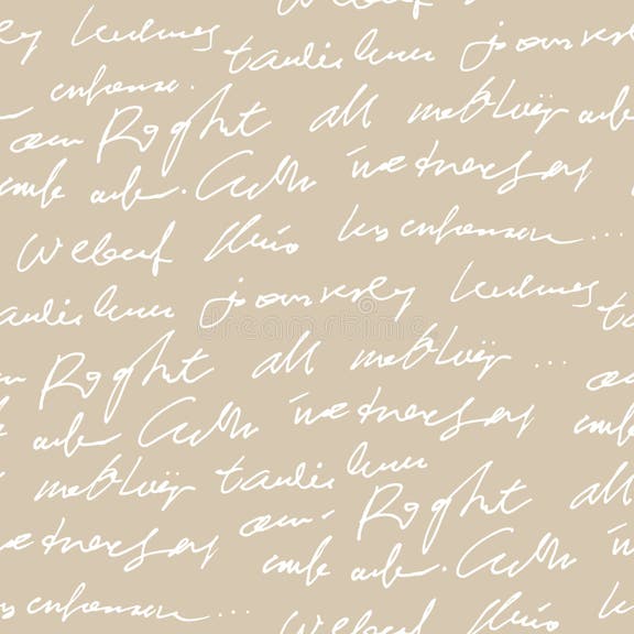 Handwritten Abstract Text Illustration, Vector Script Background Stock ...