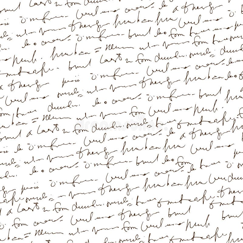 Handwritten Abstract Text, Scribbles Vector Seamless Pattern Stock ... Handwritten Abstract Text, Scribbles Vector Seamless Pattern Stock ...