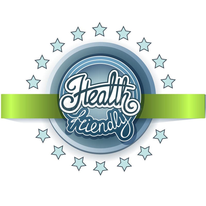 Health Friendly stock vector. Illustration of drugs, label - 29933416