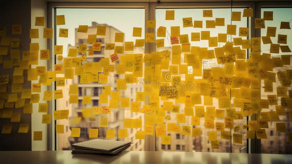 Handwritten data yellow stock illustration. Illustration of metrics ...