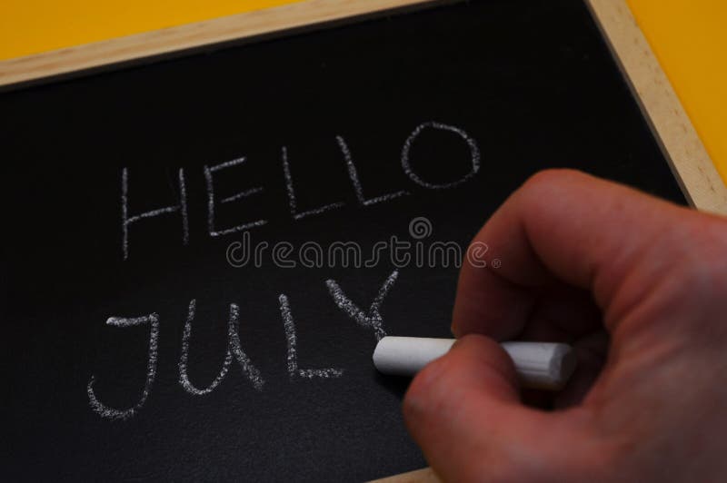 Handwritten Hello July Write Stock Photos - Free & Royalty-Free Stock ...