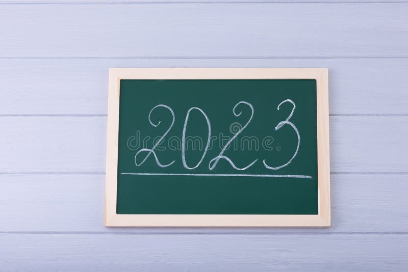 Inscription on the Board with Chalk Stock Image - Image of coffee ...