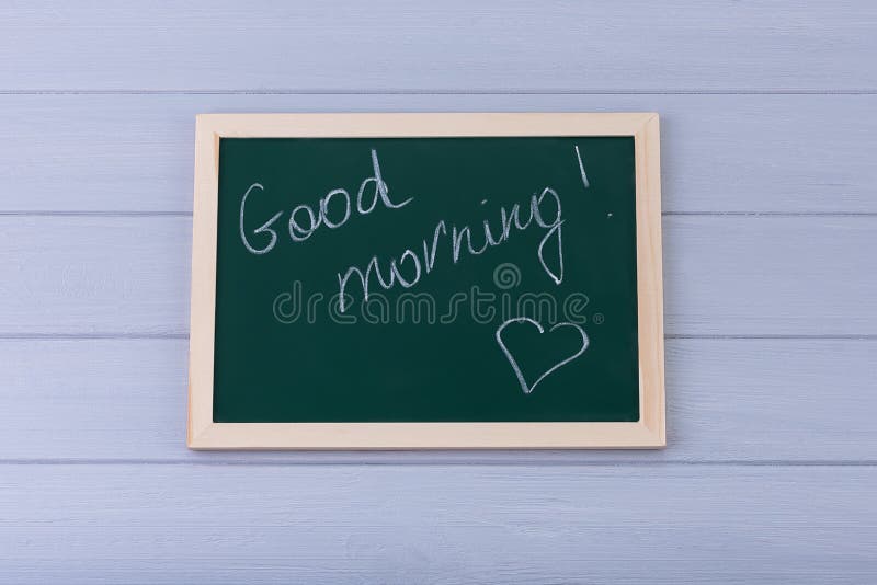 Inscription on the Board with Chalk Stock Image - Image of home ...