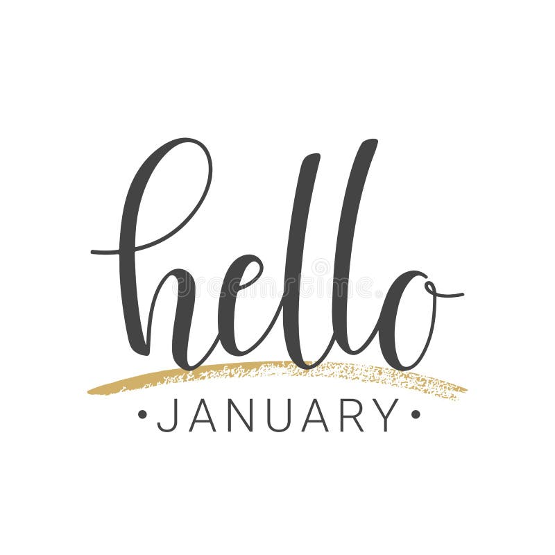 Hello January Stock Illustrations – 3,546 Hello January Stock ...